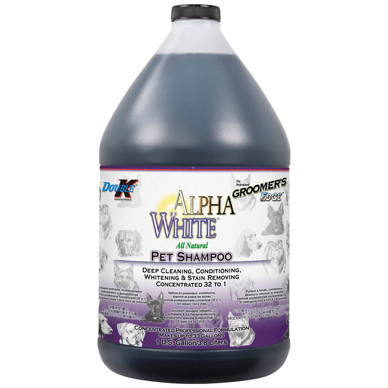 Alpha White Shampoo, 1 Gal — Groomer Supply House